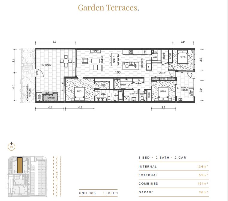 The Beachfront: Luxury apartments and townhouses in Buddina